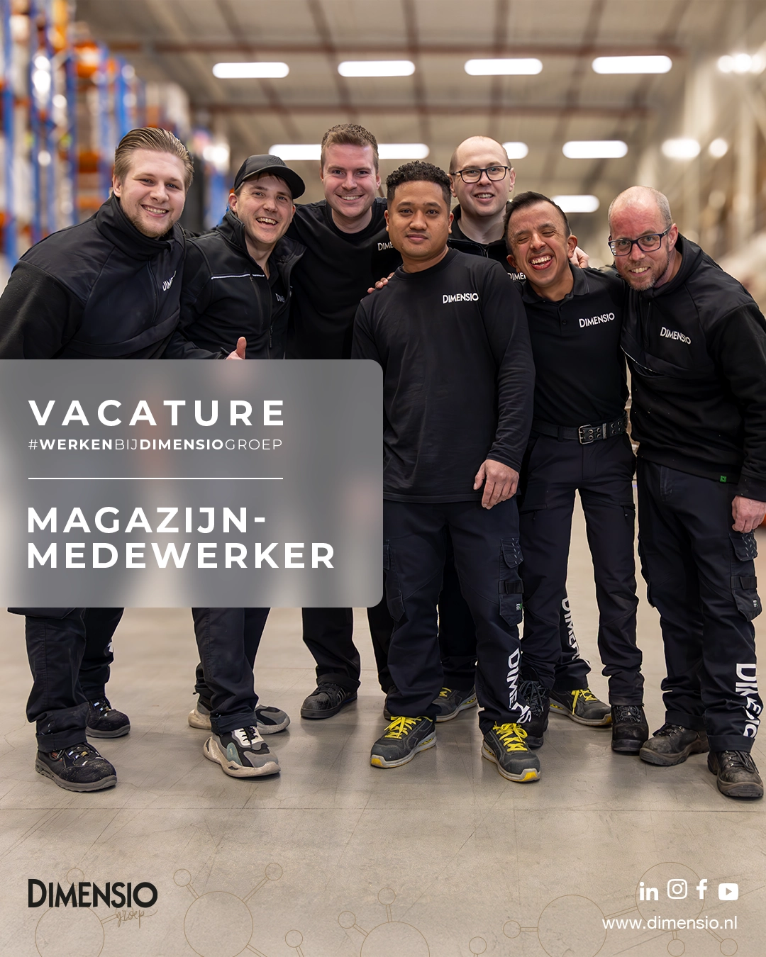 Allround magazijnmedewerkers Dimensio Groep - Dimensio Groep